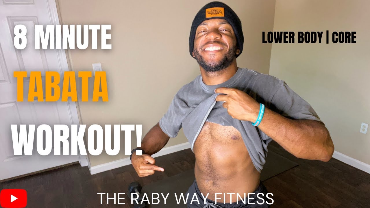 8 MINUTE WORKOUT | LOWER BODY & CORE TABATA - YouTube