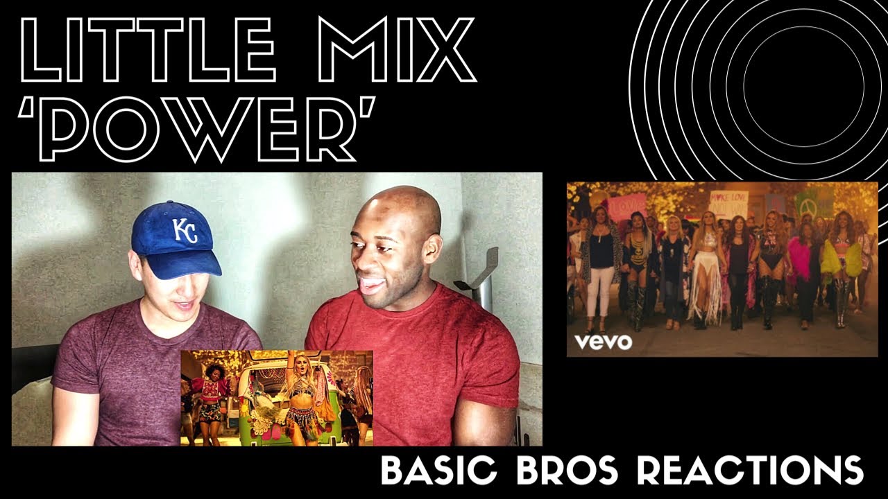 Basic Bros REACT | LITTLE MIX 'POWER' - YouTube