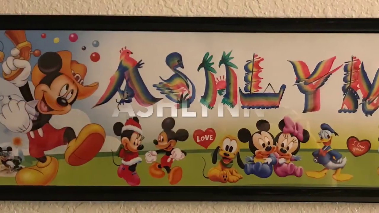 How to Draw Name Art ASHLYNN by NameBrush.com Personalized alphabet ...