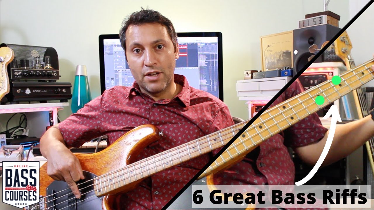 6 INSTANTLY Recognisable Bass Riffs (With Just 2 Notes) - YouTube