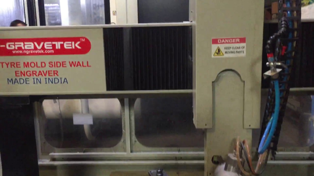 Tire Sidewall Engraving Machine - Made In India - YouTube