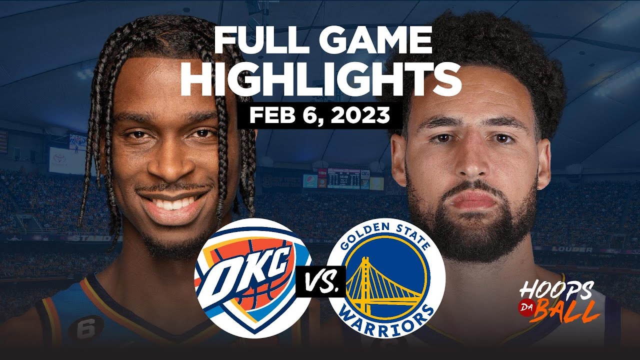 Oklahoma City Thunder vs Golden State Warriors 🏀 Full Game Highlights ...