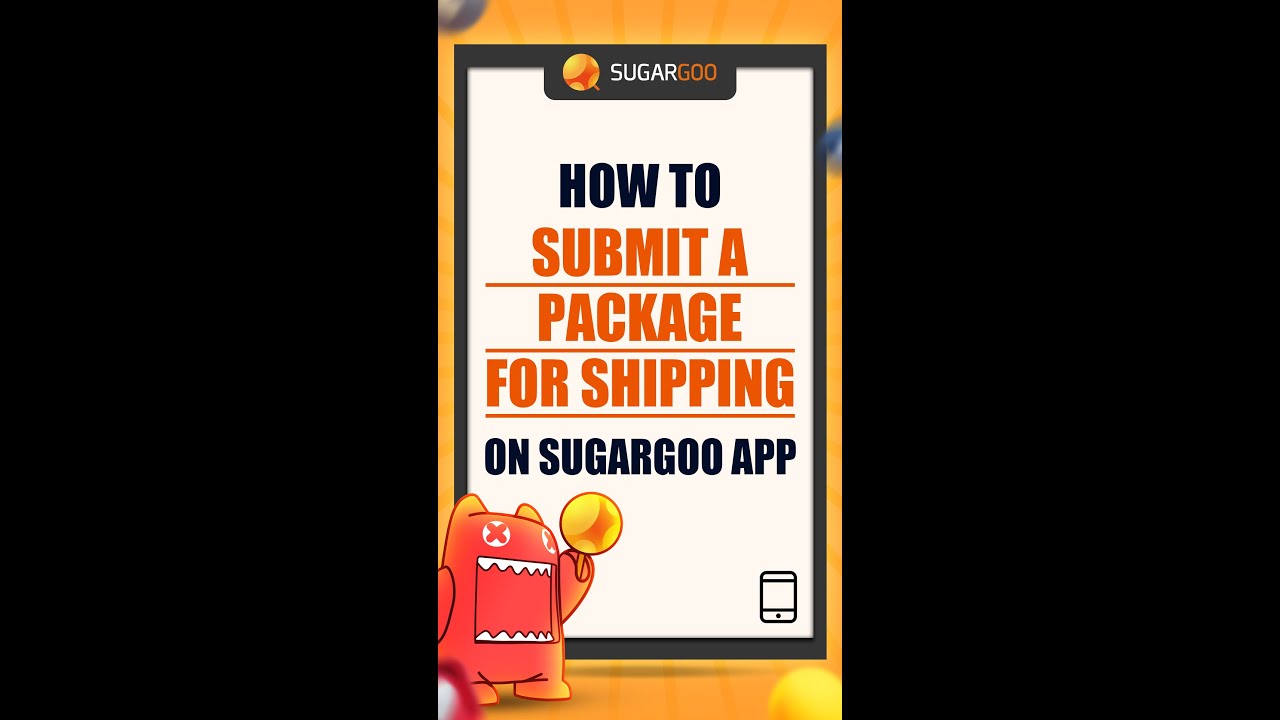 How to submit a package for shipping on SUGARGOO APP？ - YouTube
