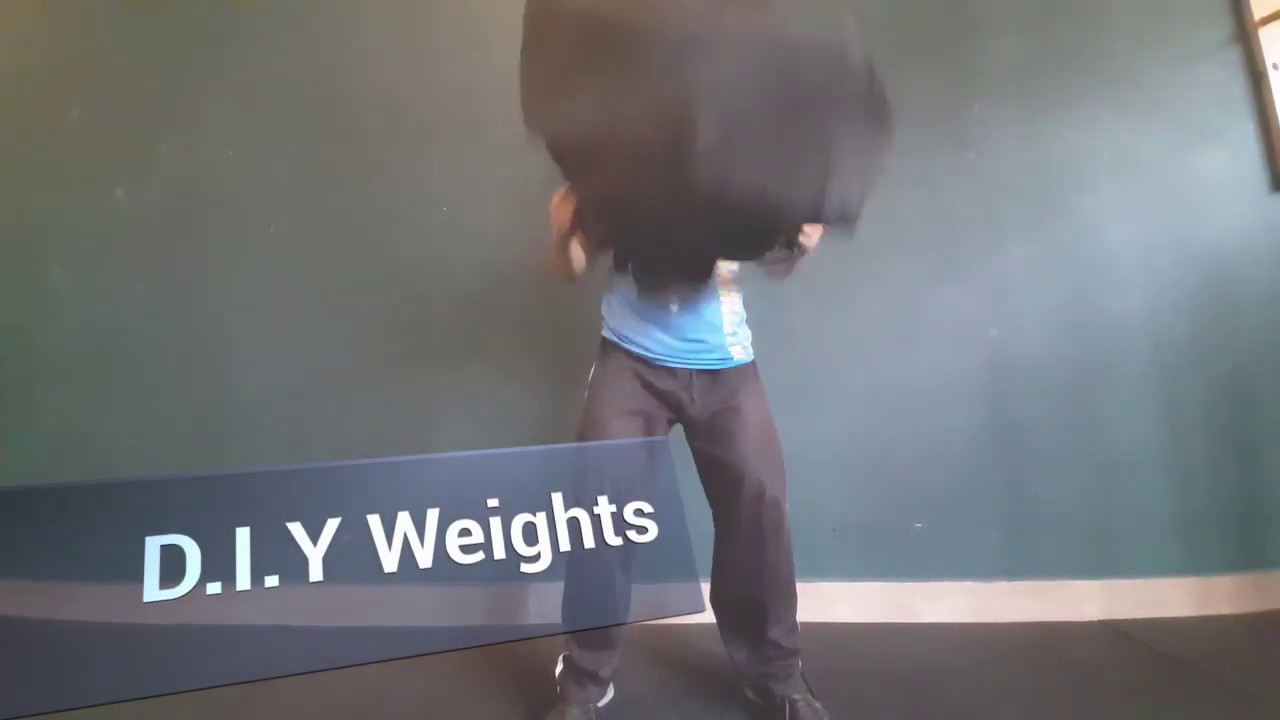 Lockdown Fitness: Exercise Technique - DIY Weights - YouTube