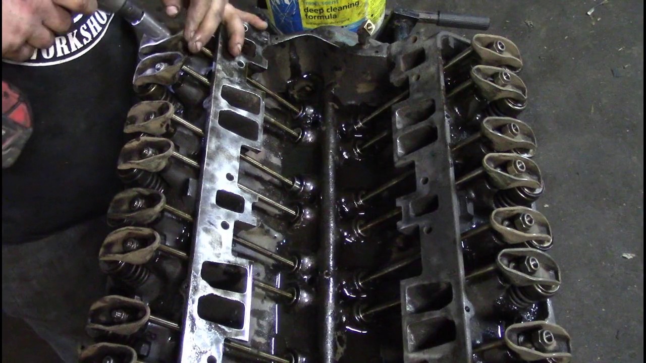 small block chevy rebuild for demolition derby use part 7 - YouTube
