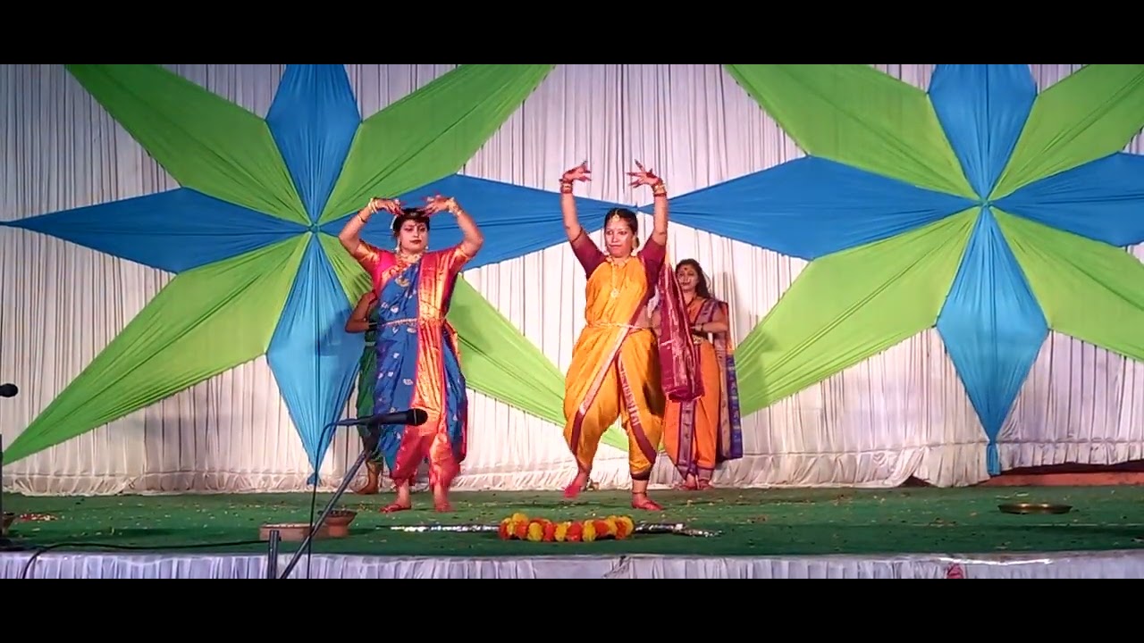 Classical Mashup Durga puja celebration JSW steel Vidyanagar township ...