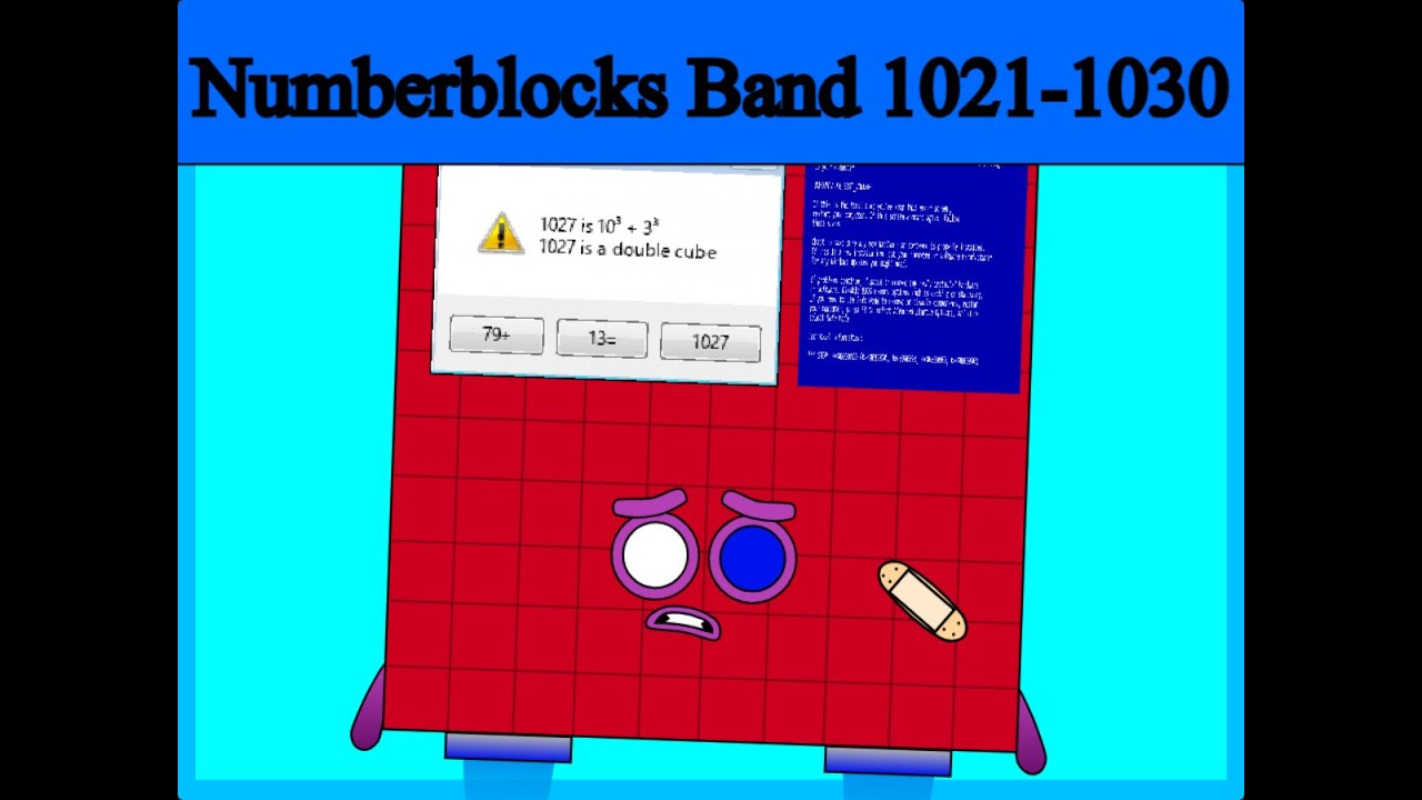 Numberblocks Band 1021-1030 (Each Sounds) (Season 5 Started) - YouTube