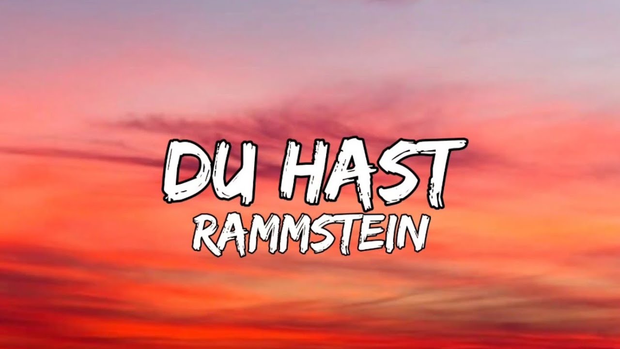 Rammstein - Du Hast (Lyrics) - YouTube
