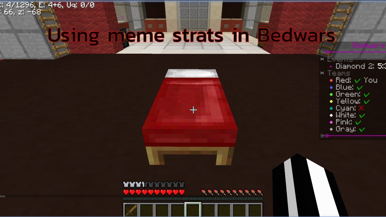 Using meme strats in bedwars - YouTube