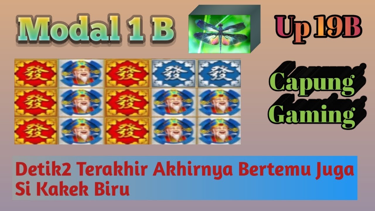 Jackpot Kakek Biru Modal 1B - YouTube