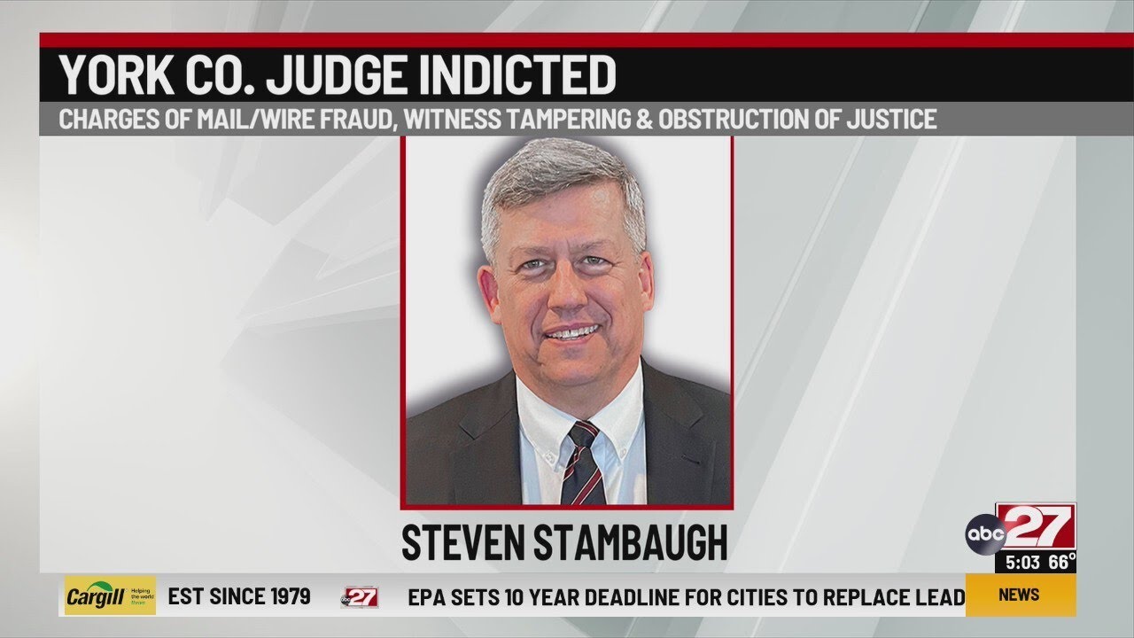 York County Judge indicted for fraud, witness tampering - YouTube
