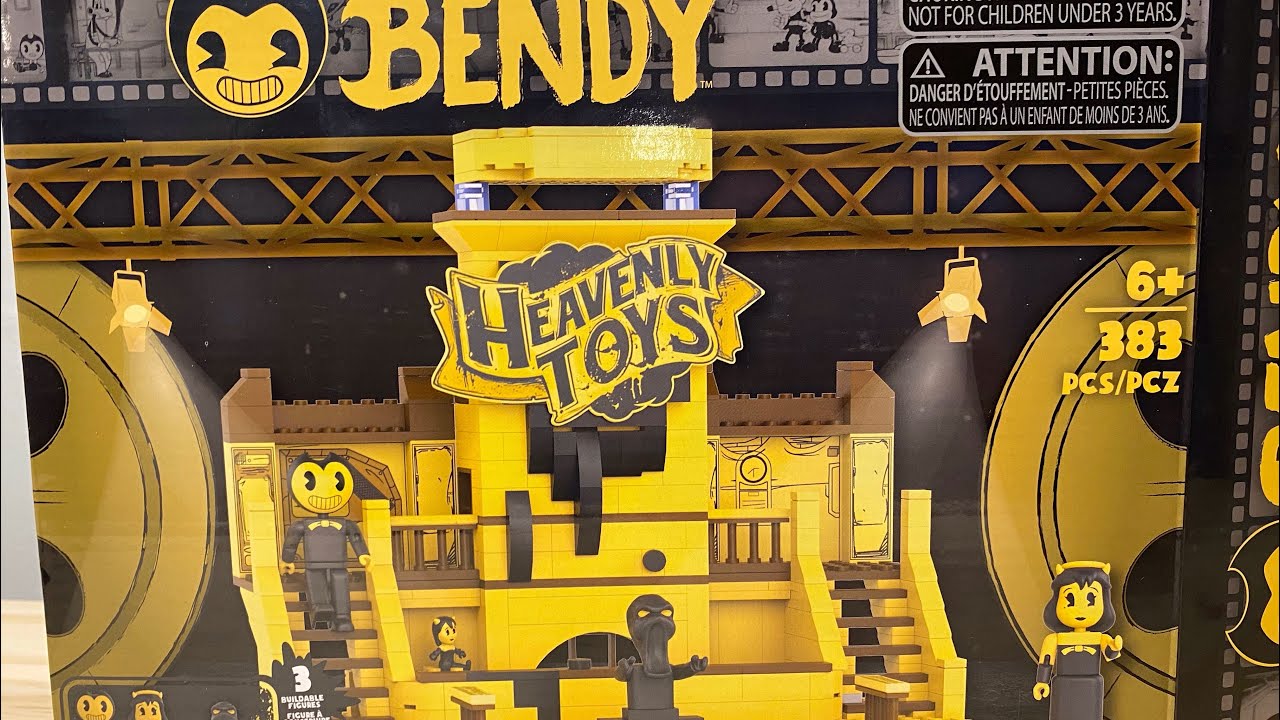 Bendy and the ink machine heavenly toys construction set review - YouTube