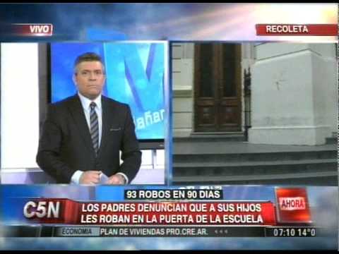 C5N - POLICIALES: 93 ROBOS EN 90 DIAS EN RECOLETA (PARTE 1)