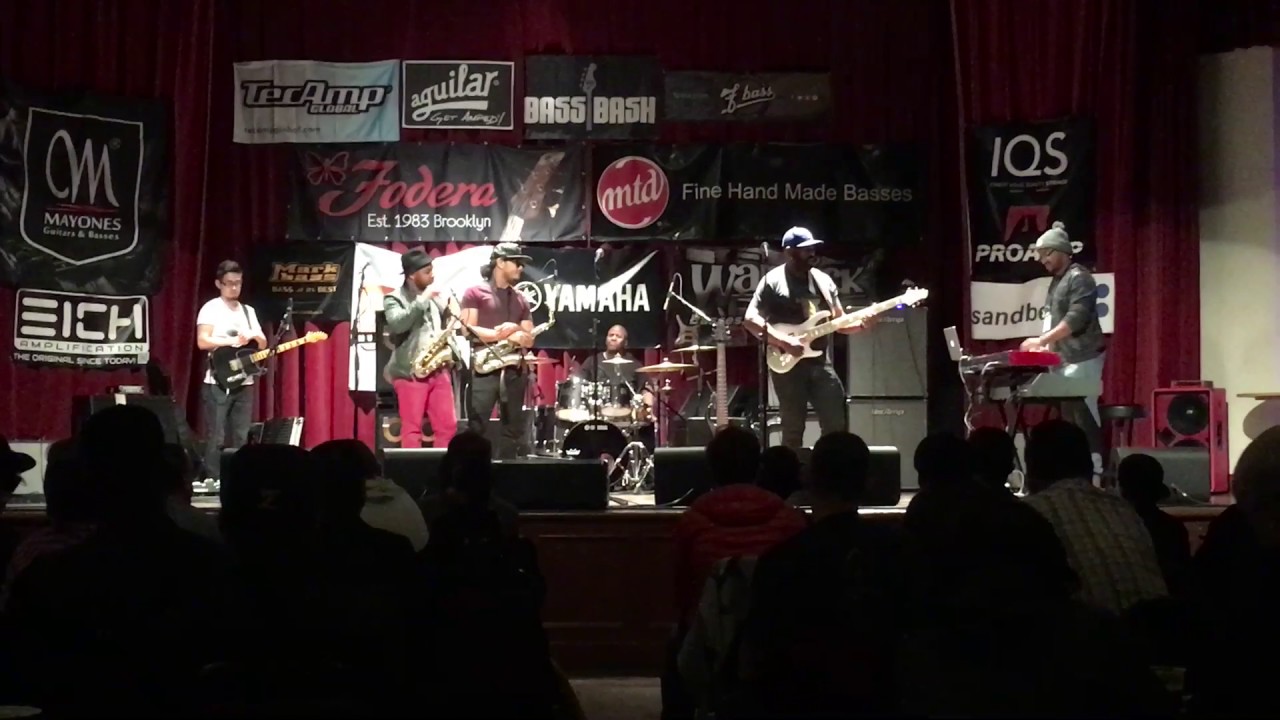 Andrew Gouché Live at Bass Bash 2017 video 2 of 3 during NAMM Show ...