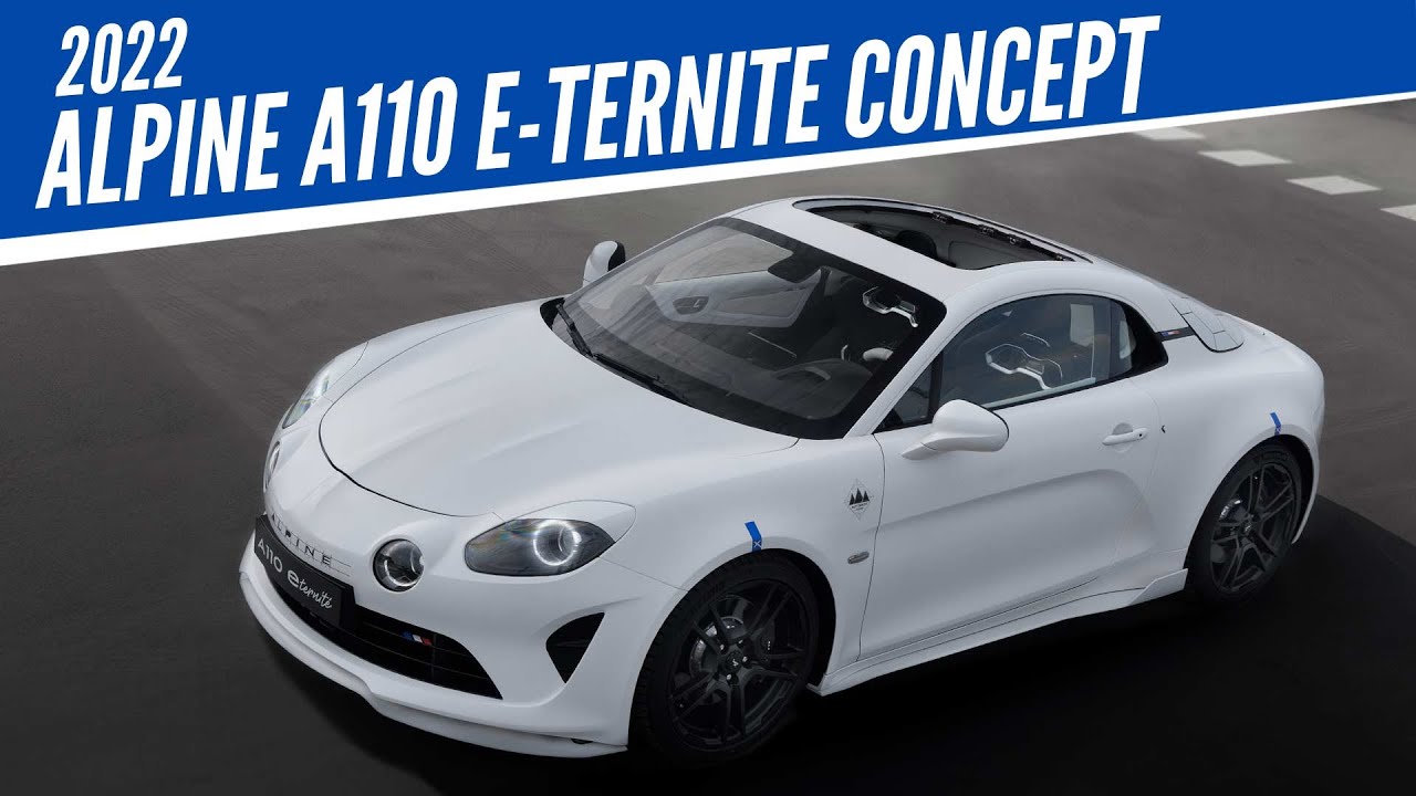 2022 Alpine A110 E-ternite Concept - First Look - Images | AUTOBICS - YouTube