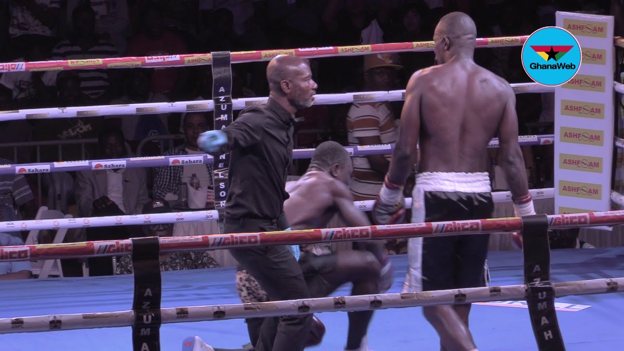 Azumah Nelson Fight Night: Stephen Abbey knocks out Emmanuel Danso in ...