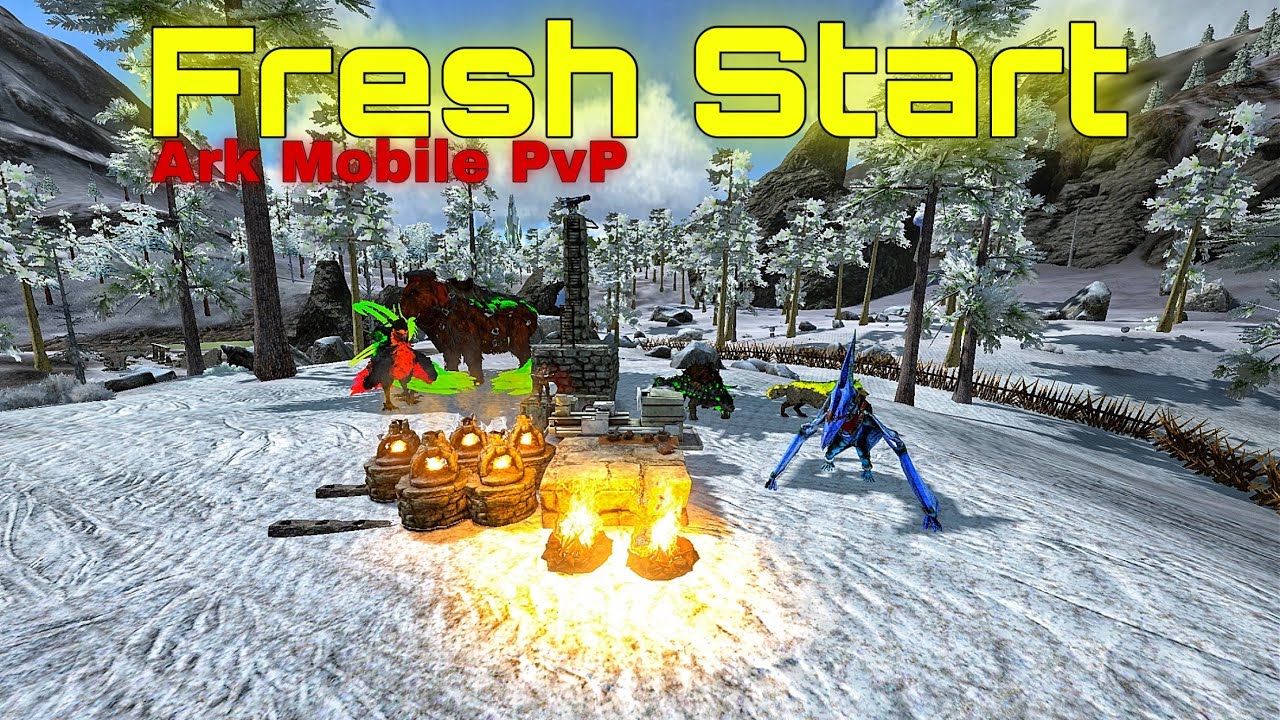 New Fresh Start Duo | Building Base & Taming - Ark Mobile PvP | S2 EP.1 - YouTube