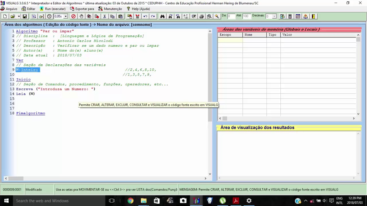 Par ou impar em Visual G - YouTube