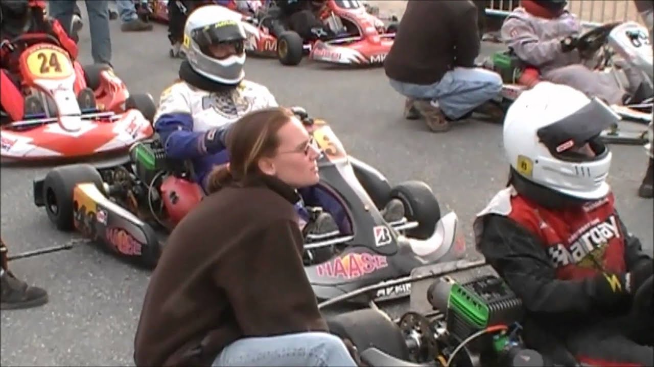 Corsa and Haase karts at Daytona - YouTube