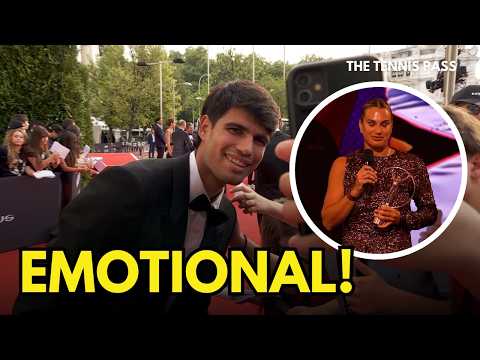Carlos Alcaraz & EMOTIONAL Sabalenka Win Laureus World Sport Awards | Djokovic Dazzles As Host!