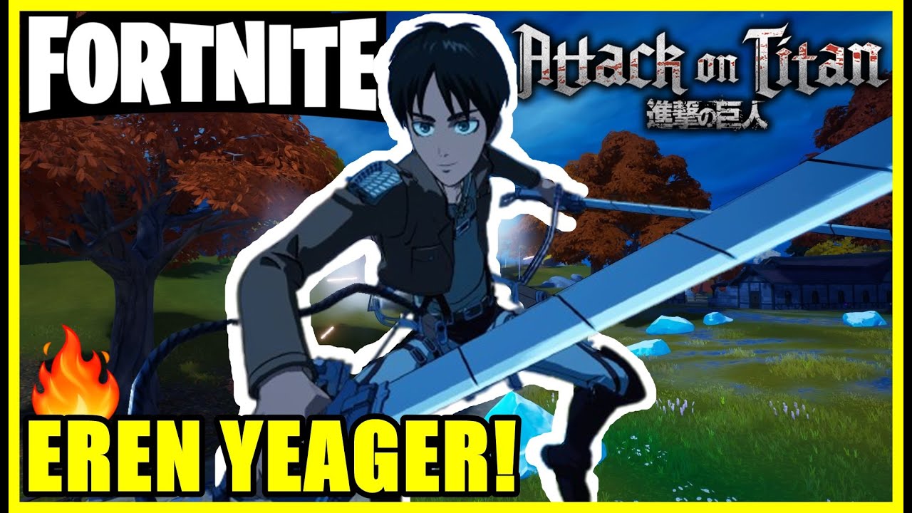 MELHOR SKIN SECRETA? EREN YEAGER CHEGOU NO FORTNITE! - YouTube