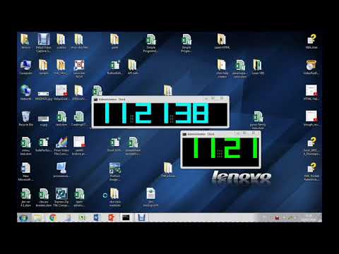 Clock code in notepad - batch scripting (Tamil) - YouTube