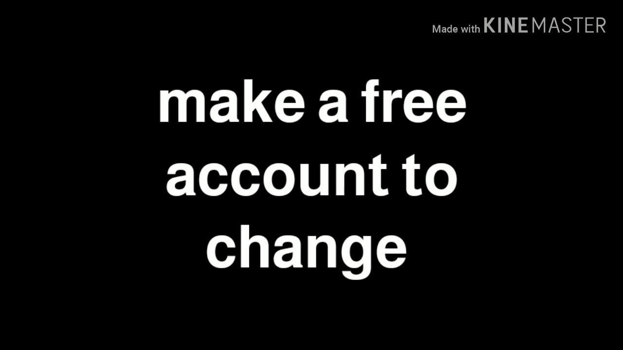 Make a free account to change how you look Logo Animation - YouTube