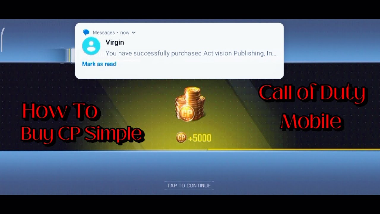 How To Buy CP in CALL of DUTY MOBILE | Simple Buy COD POINT CP Full ...