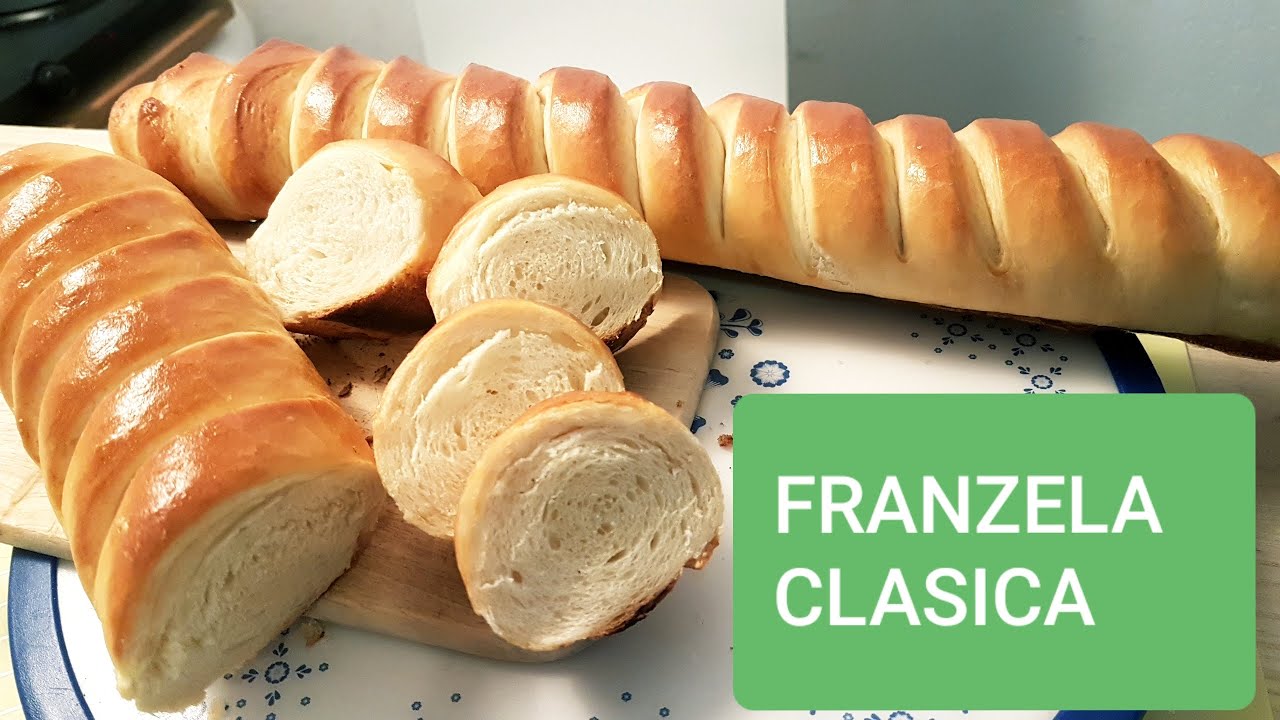 Paine de casa cu unt tip franzela-crocanta la exterior,pufoasa in ...