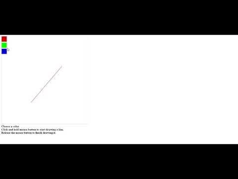 Computer Graphics: Assignment - Paint - Drawling lines on HTML Canvas - YouTube