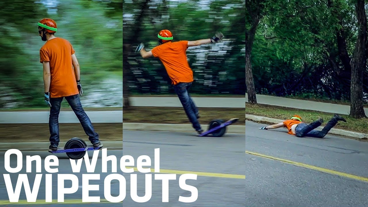 One Wheel WIPEOUTS - YouTube
