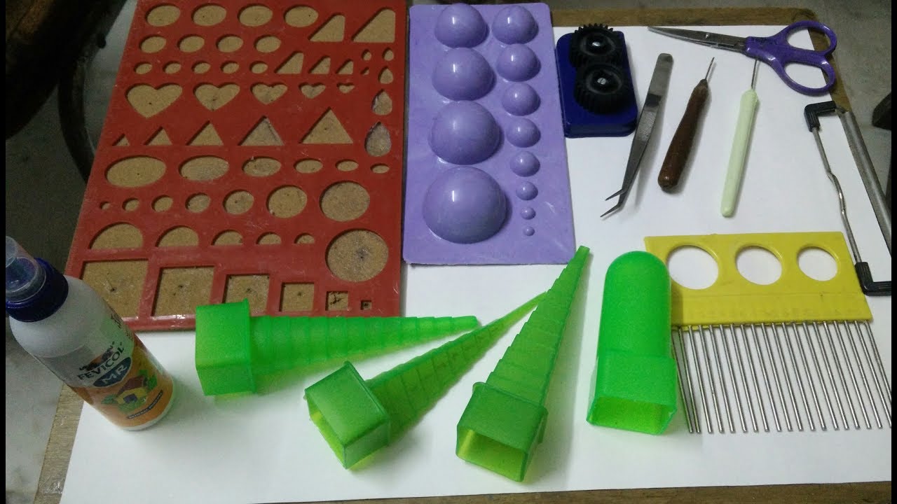 How To Use Basic Paper Quilling Tools YouTube How To Use Basic Paper Quilling Tools YouTube
