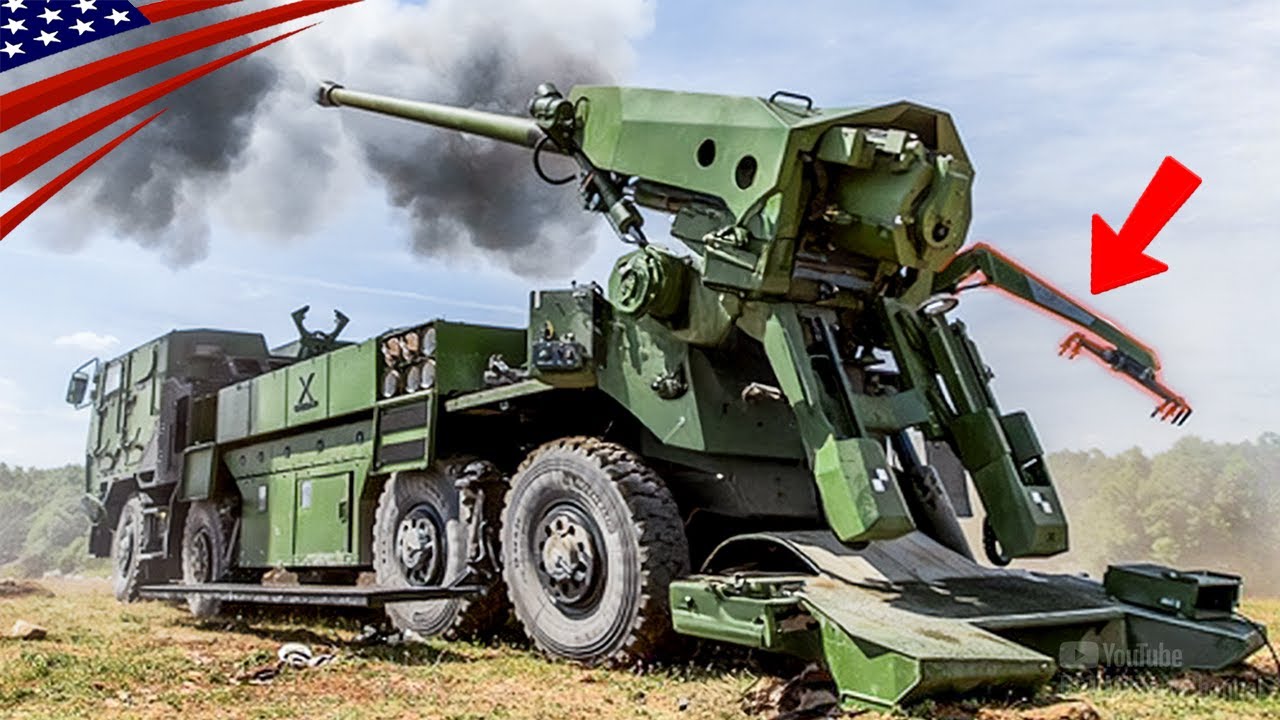 Autoloader with Robotic Arm – CAESAR 8x8 in Action - YouTube