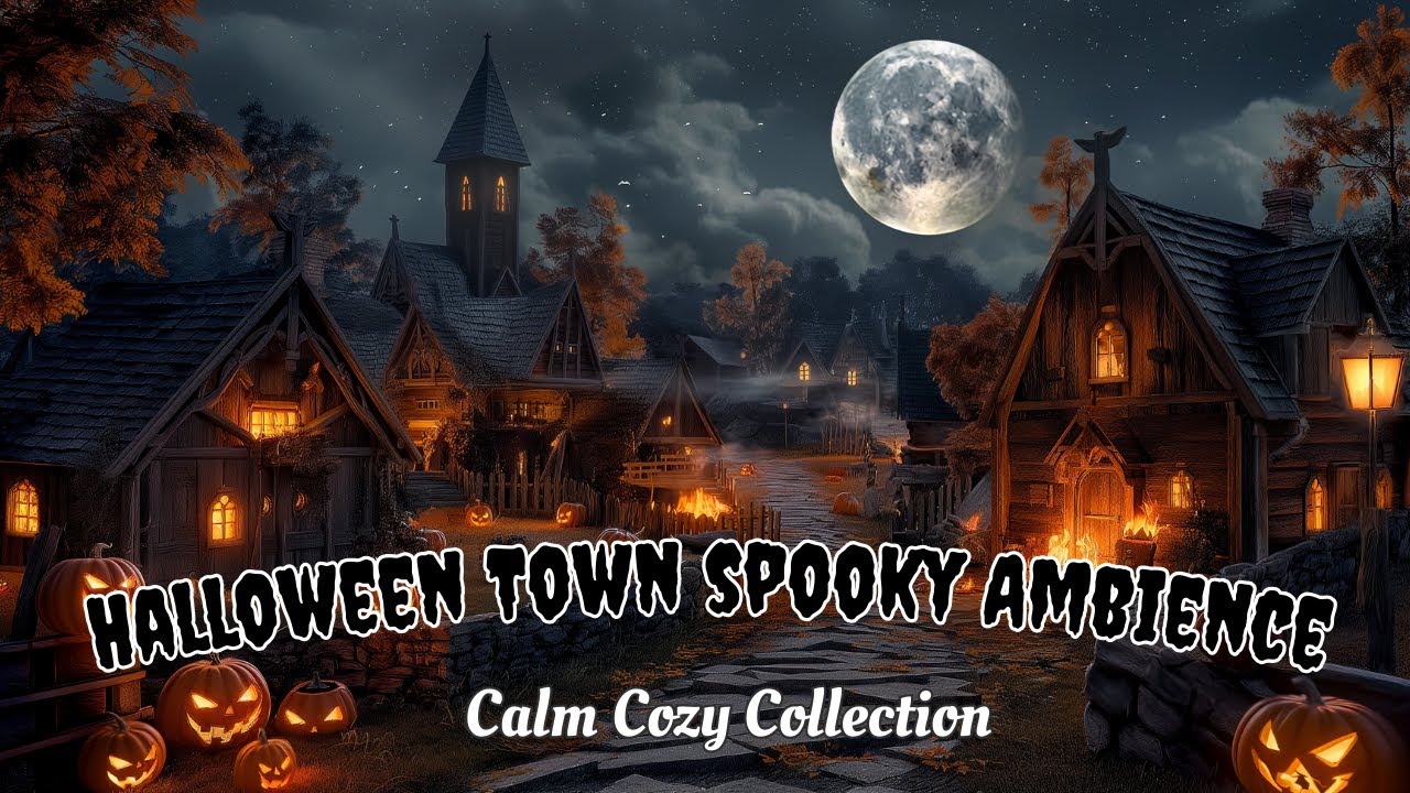 🎃 Spooky Halloween Village Ambience 🎶 | Eerie Classical Music ...