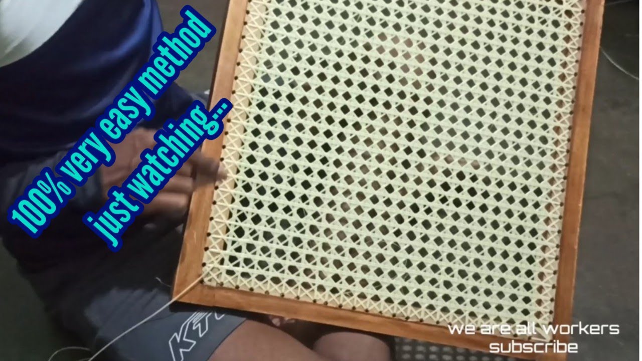 easy method wire chair weaving. chair wire buying link description ...