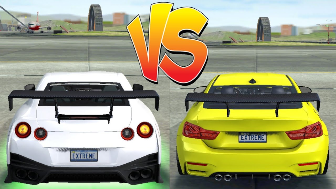 NISSAN GT-R 🆚 BMW - M4 ||🔥COMPARISON IN EXTREME CAR DRIVING SIMULATOR ...