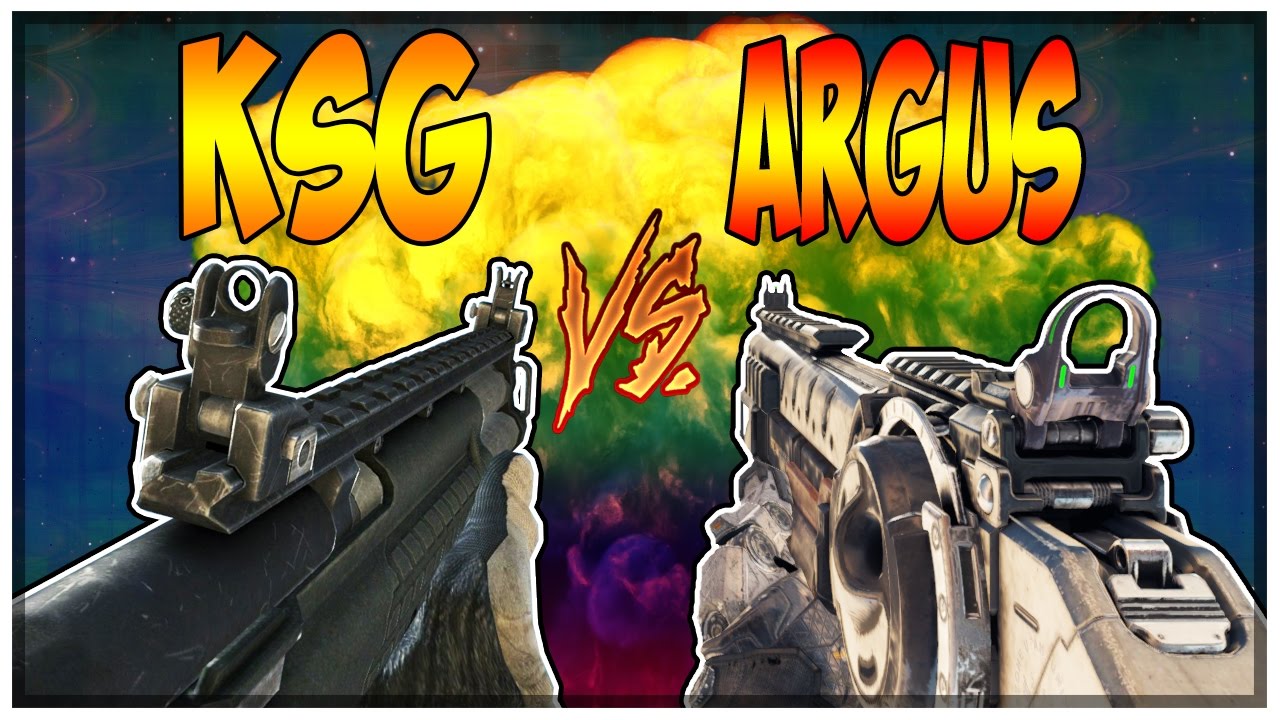 KSG v.s ARGUS ON ROUND 50 - CALL OF DUTY ZOMBIES (BO2-BO3) - YouTube