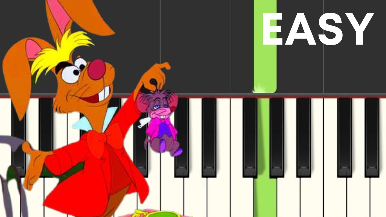 Alice in Wonderland - The unbirthday song | BEGINNER PIANO TUTORIAL ...