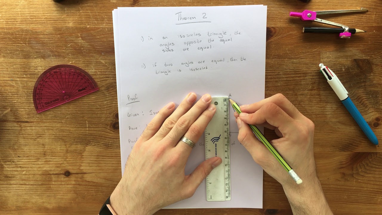 Geometry Lesson 9: Theorem 2 - YouTube