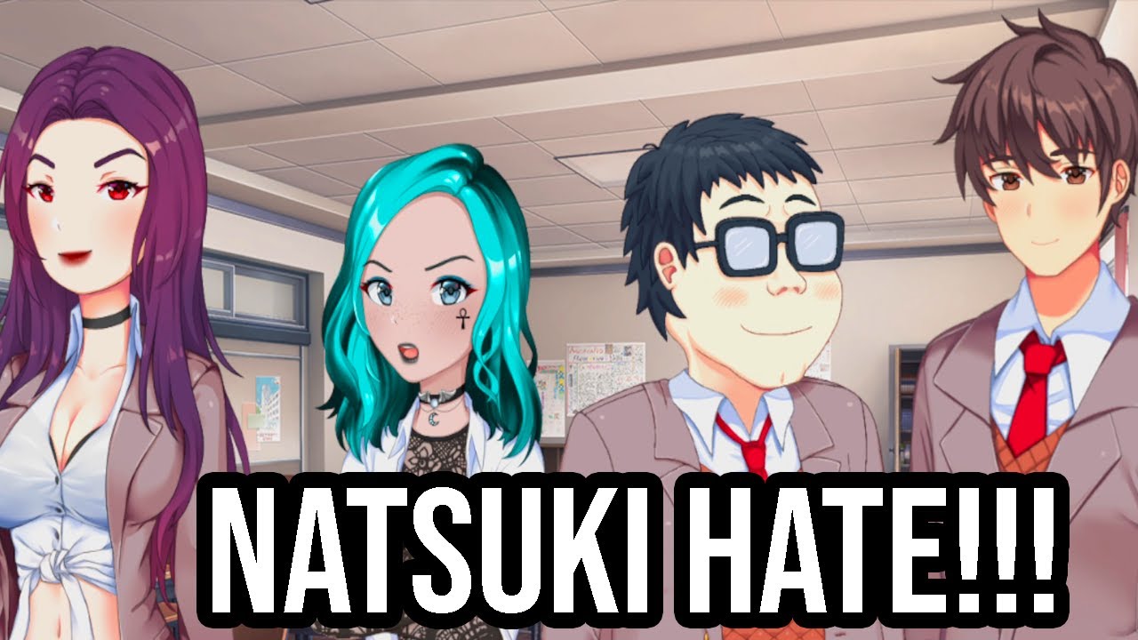 Natsuki Hate in the Anime Club!!! (DDLC MOD Branching Paths Anime Club ...