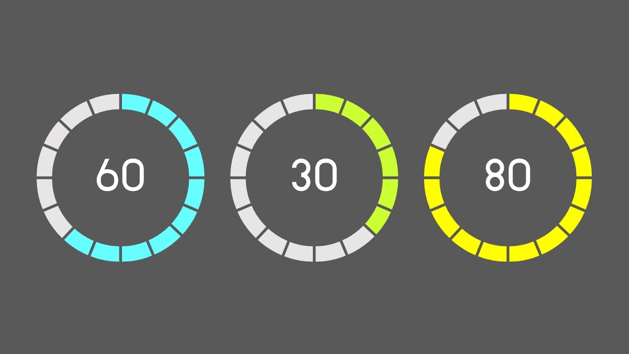 เทคนิคการทำกราฟิกแบบ progressive gauge meter ใน PowerPoint - YouTube
