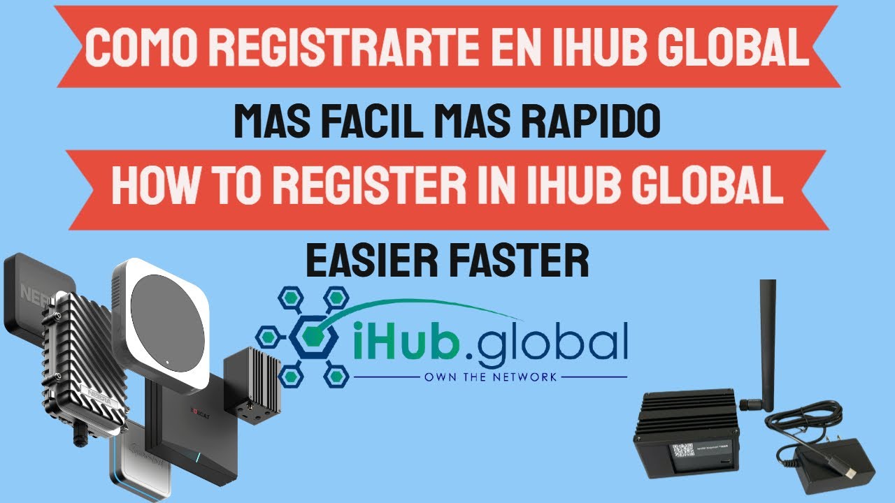 The New Quick and Easy iHub Global Registration Page - YouTube