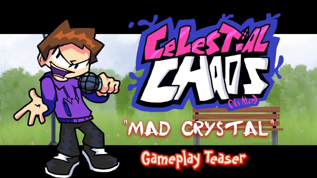FNF VS Celestial Chaos - Mad Crystal Gameplay Teaser - YouTube