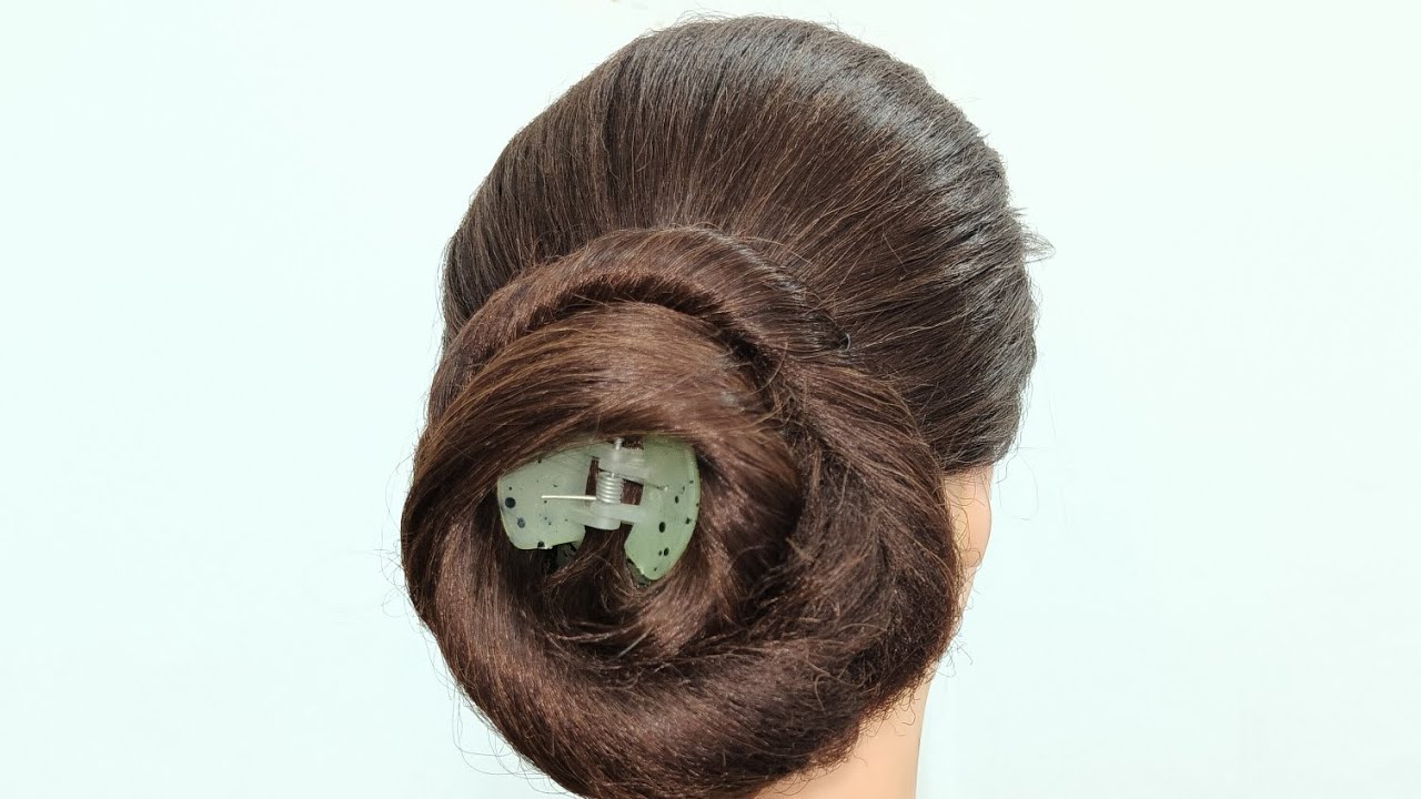 VERY EASY N BEAUTIFUL SMALL CLUTCHER HAIRSTYLE 💫 FOR EVERY DAY USE ...