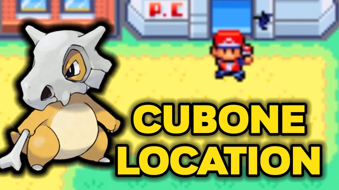 How to Catch Cubone in Pokemon FireRed or LeafGreen! - YouTube
