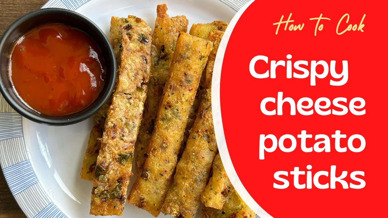 Crispy cheese potato sticks | Easy restaurant style recipe | Easy ...