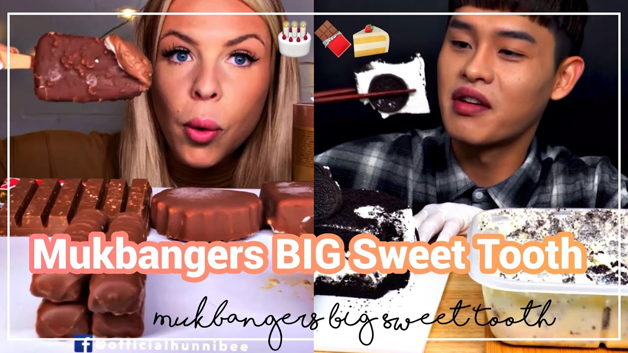 When Mukbangers Have A BIG Sweet Tooth - YouTube