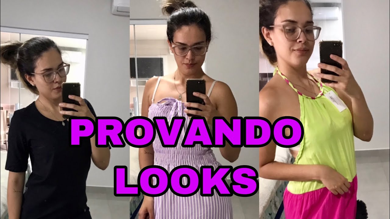 PROVANDO LOOK + TAG DOS PÉS - YouTube
