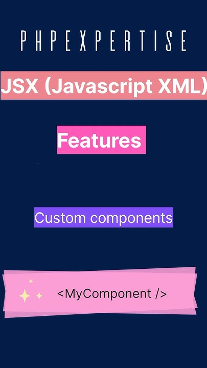 Jsx Components In React Tutorial Phpexpertise React Reacttutorial Technicalinterview