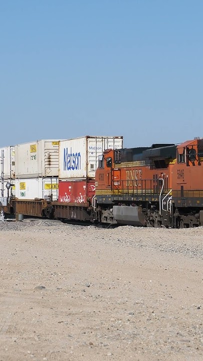 BNSF 8333 EB MP 17-3 CAJON SUB 6-3-2023 #trains #railfanning #bnsf - YouTube